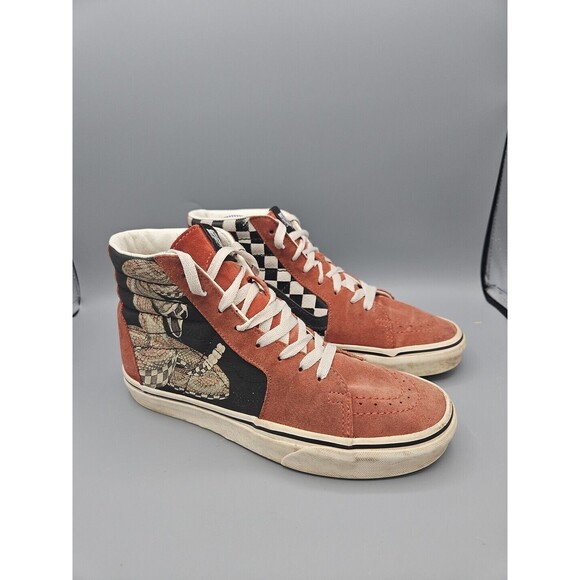 Vans | Shoes | Vans M 7 W 85 Sneaker Sk8hi Desert Snake High Top Brick ...